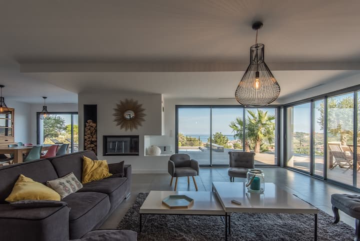 Grande Villa Avec Vue Mer Et Montagne, 5 éToiles - Port-Vendres