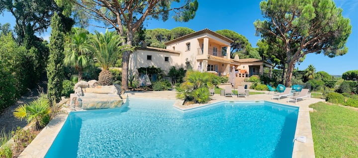 Luxueuse Villa Avec Piscine, Belle Vue Mer, Gigaro - La Croix-Valmer