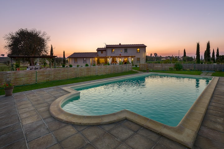 Villa La Rugantina Con Grande Piscina Privata - Provincia di Arezzo
