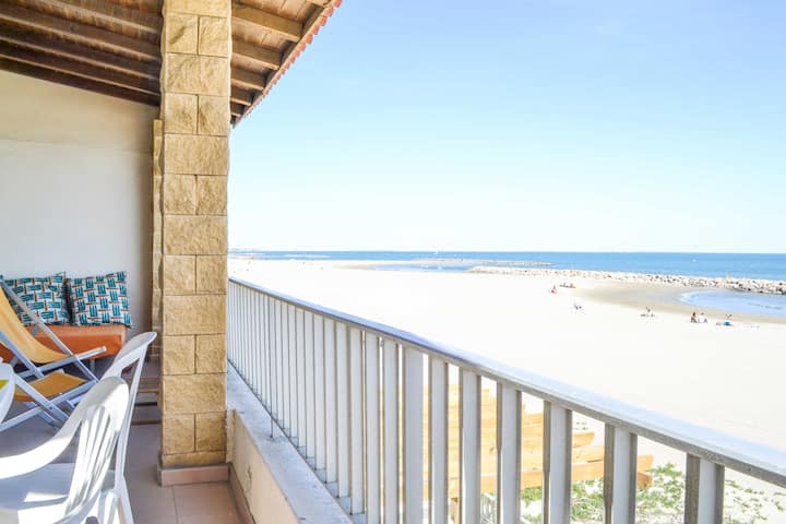 Direct Plage / Grande Terrasse / Vue Mer / Parking - Carnon