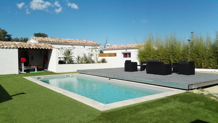 Location Maison Avec Piscine - 꼬르스