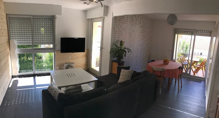 T2 40m², Grd Balcon, Calme, 300m Plage Du Chay - Royan