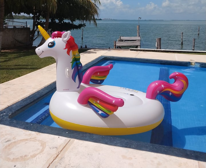 A1  Full Apartment, Lagoon View, A/c King Bed - Cancún