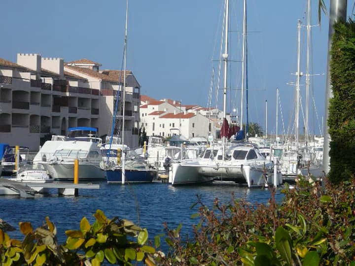 Saint Cyprien Plage Petit Pavillon Bord De Marina - Saint-Cyprien