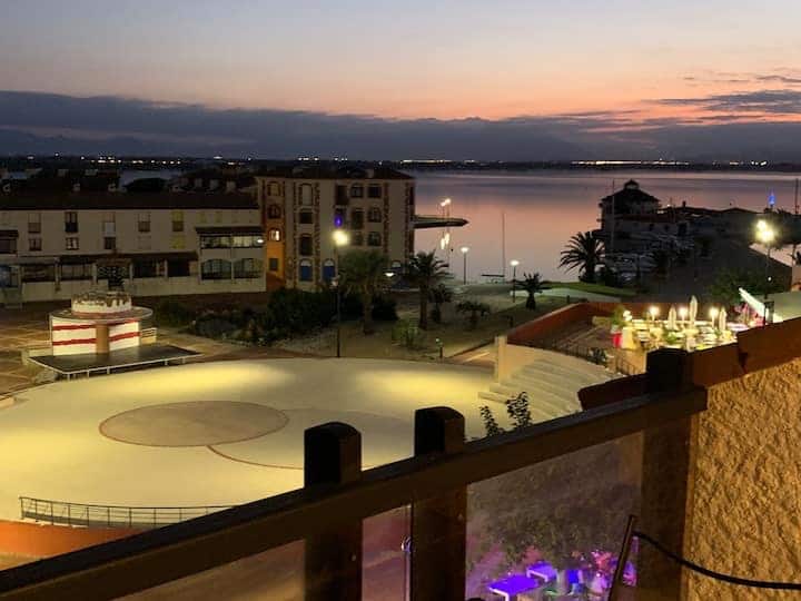 Beau 3p. Récent, Piscines, Vue Marina, Expo Sud. - Le Barcarès