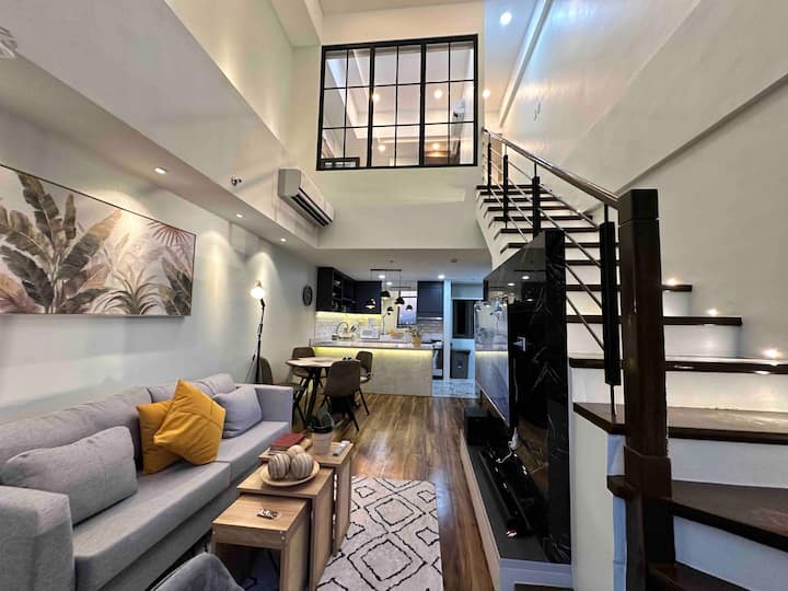 Huge 100-sqm | 3br Loft Near Greenbelt Makati - Manila