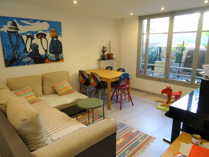 Très Bel Appartement Niçois Avec Jardin-liberation - Nice