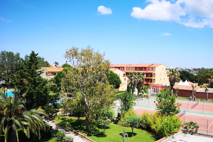 Appt 2/4 Pers.  Canet Résidence Piscines/plage - Saint-Cyprien