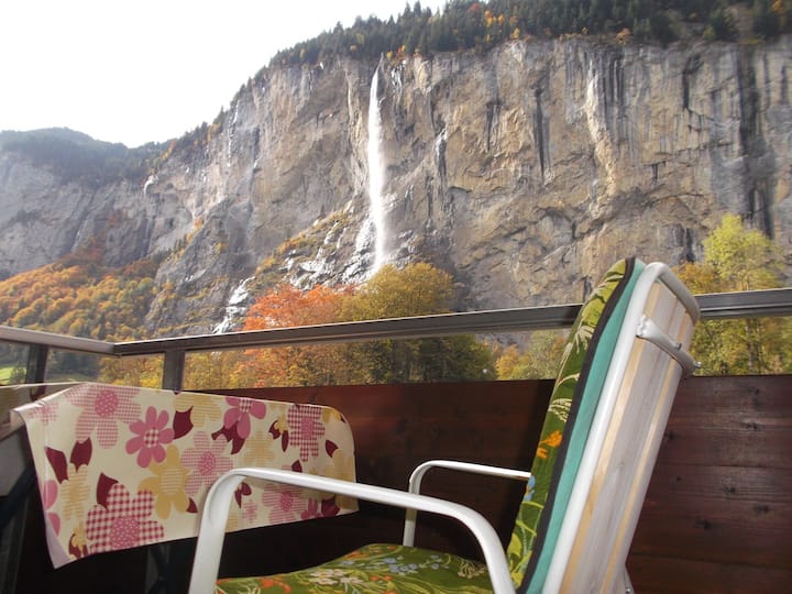 1 Br 3-4 Pax Carport Balcony Opp Staubbach Falls - Lauterbrunnen