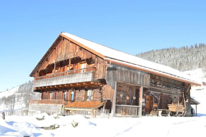 La Grange Des Confins, 3p, 6/8 Pers, Vue Montagne - Manigod