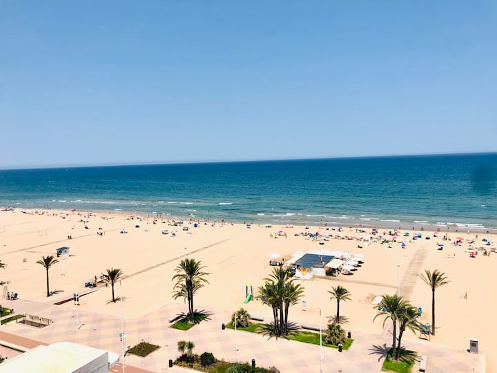 Apartamento Primera Linea Con Vistas Al Mar - Gandia