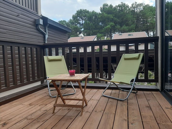 Appartement 2 Terrasses Dans Les Pins - Lacanau
