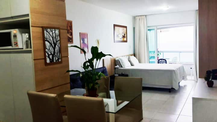 Lindo Apartamento, Frente Mar, Varanda, Piscina. - Salvador, Brazil