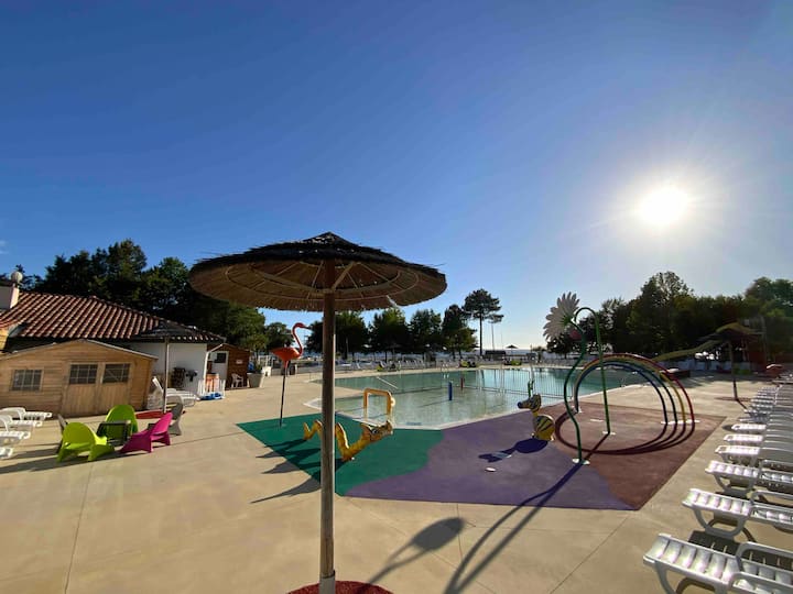 Mobil-home 3 Ch Camping 4 * Animaux Non Acceptés - Biscarrosse