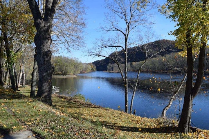 ★Cabin De River★|90 Min Nyc|steps To River|private - Hope, NJ