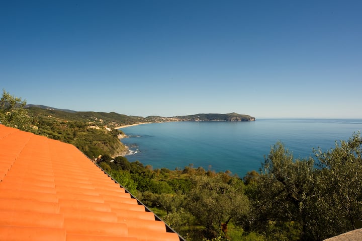Villetta Con Splendida Vista Mare - Ascea
