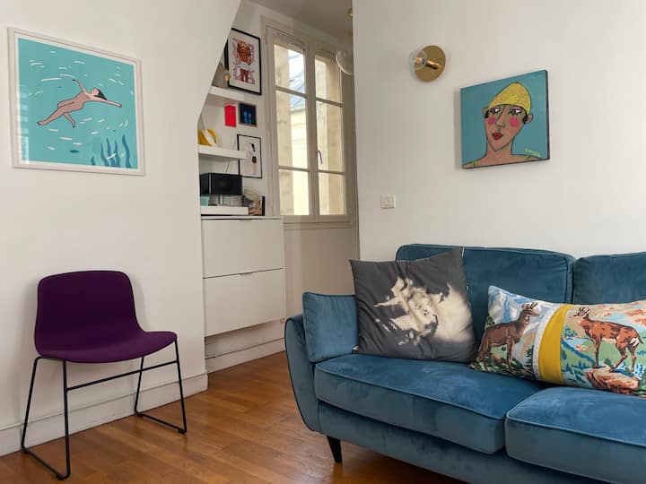 30m2 Quartier Vivant - Au Coeur De Paris - باريس
