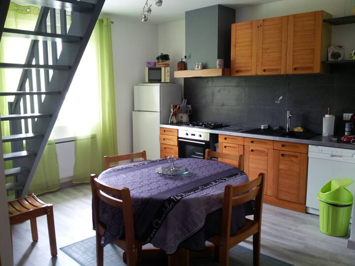 Thiezac  F3 En Duplex + Terrasse Tout Confort - Département Cantal