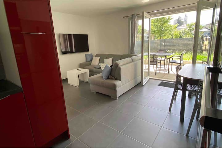 Très Jolie Appartement Neuf Rdc Avec Terrasse - Challes-les-Eaux