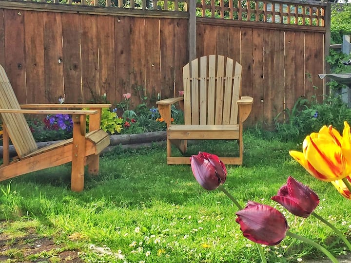 Accueillant 2 Pièces Pour Famille Avec Animaux - Saanich Peninsula