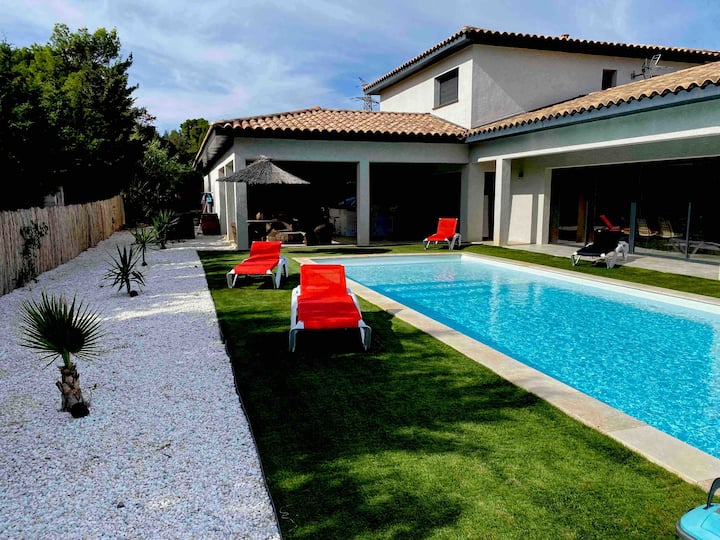 Havre De Paix Dans Narbonne, Piscine Spa Pétanque - Frankreich