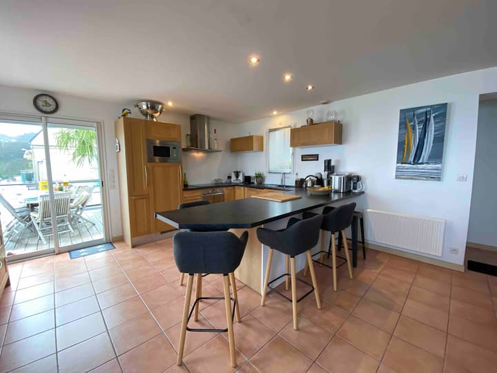 Duplex Plage De Port Mer, Vue Sur Mer - Cancale