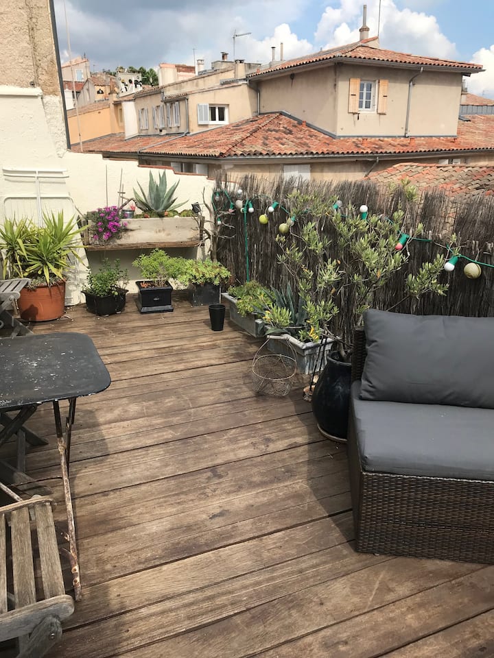 Appartement Terrasse Sur Les Toits Aixois - Aix-en-Provence
