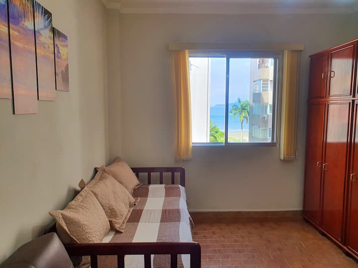 Apê Pé Na Praia ⛱  - 1 Min Da Praia Do Canal 6 - Santos