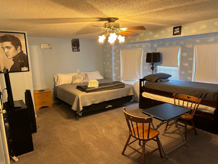 🛀 Studio 5 Beds,11 Minutes-mtsu, 30 Min. Nashville - Murfreesboro, TN