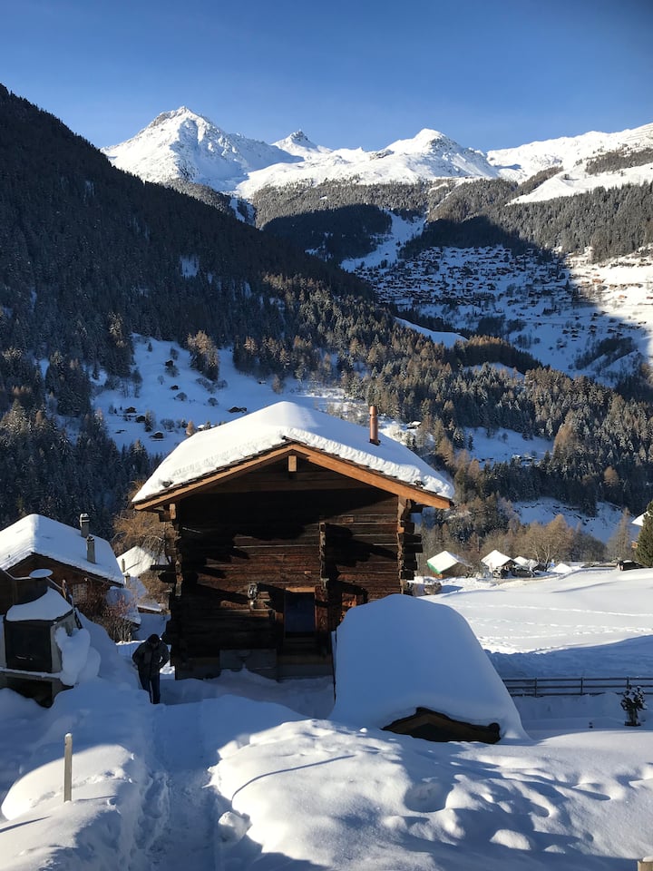 Chalet Cosy Avec Jacuzzi Près De St-luc/zinal - Grimentz