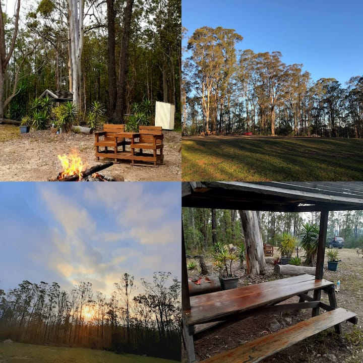 Bush Camping Parties: Camping In Your Own Tents - Hunter Valley