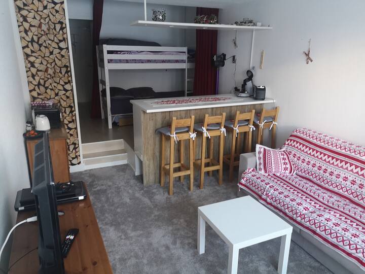 Studio 4 Pers Front De Neige Plein Sud Lavalette - Isola 2000