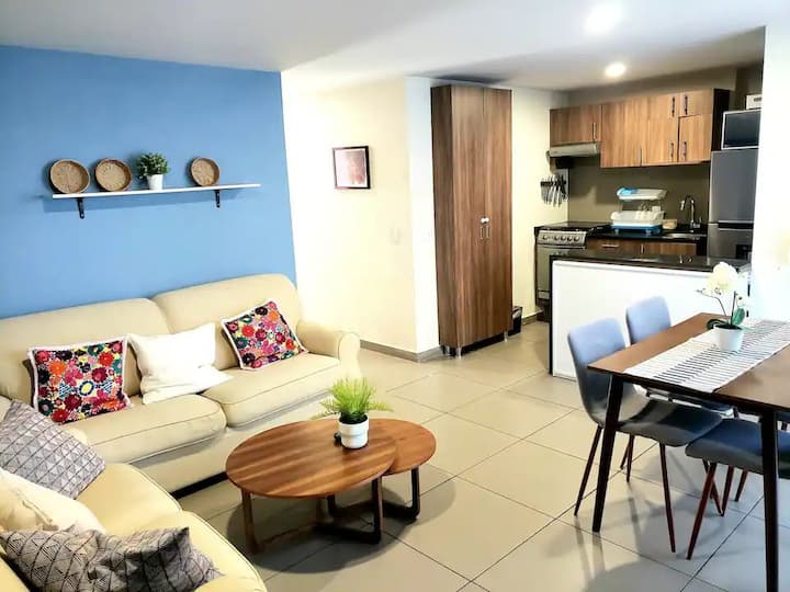 Departamento Céntrico Y Seguro Totalmente Equipado - Mexico City