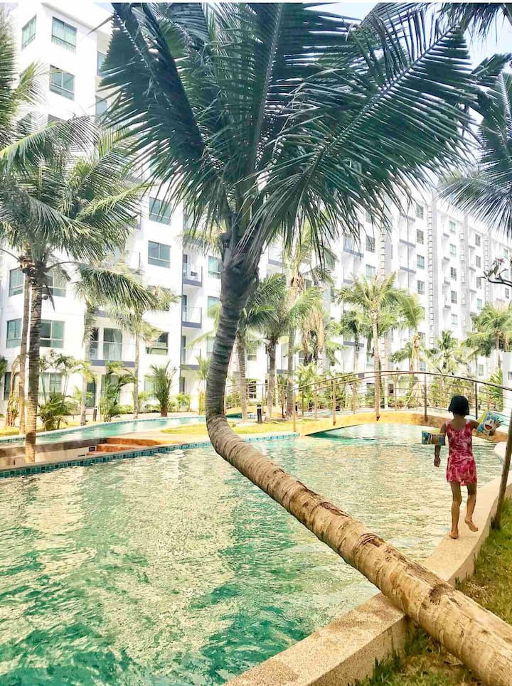 Arcadia Resort 2br/2ba • Pool View • Gym+sauna - Pattaya City