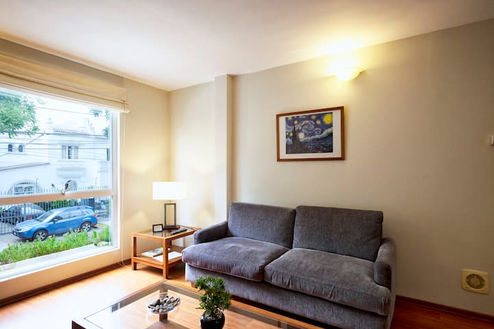 203 Apt In San Isidro 1br/1ba, A/c - Lima