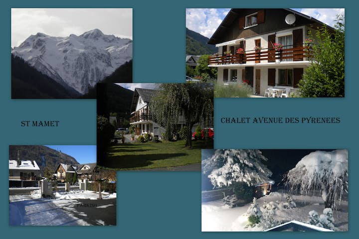 Appart  Rdch De Chalet. Expo Sud Confort 4 Saisons - Bagnères-de-Luchon