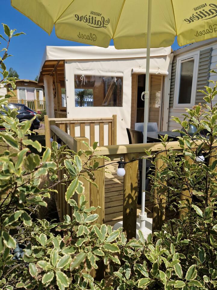 Camping Le Pré Normand à St Jean De La Rivière. - Barneville-Carteret