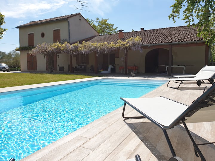 Chez Georgette La Campagne à La Ville Avec Piscine - Albi