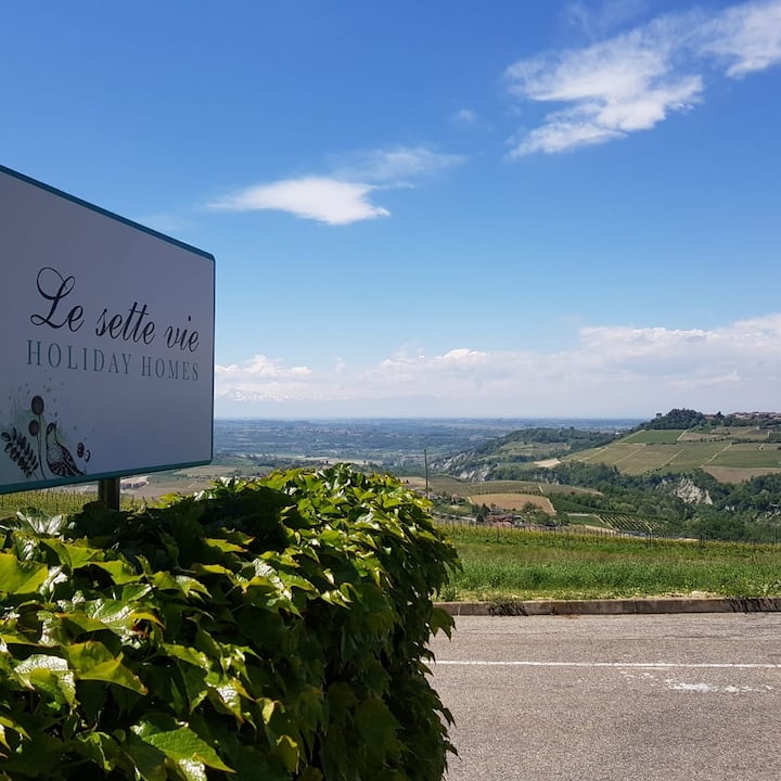 Casa Vacanza 40mq Panorama, Giardino, Portico - Barolo