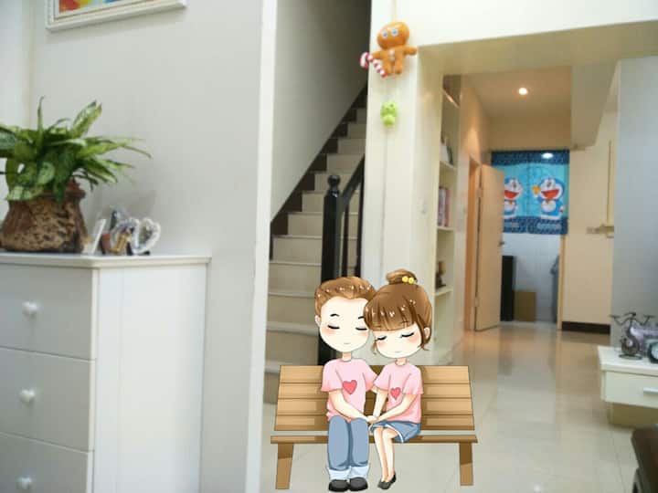 温馨小别墅/近機場/多個房間-3/交通方便/生活便利/  商務、家庭、團體旅行/月租/結交好友/分享 - Taoyuan City