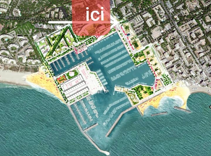 Appartement 2 Pièces + Loggia - Azur Plage - Plage privée