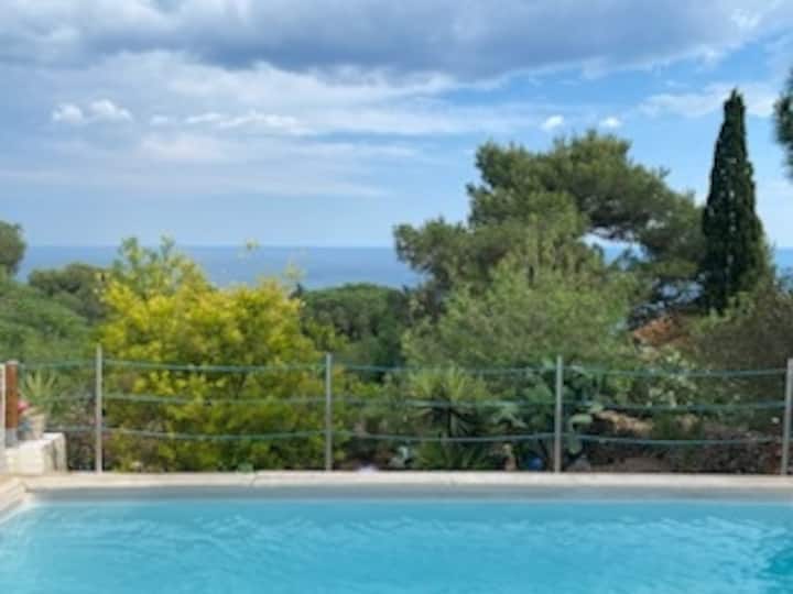 Haut De Villa Au Mont St Clair Terrasses Pisicine - 塞特港