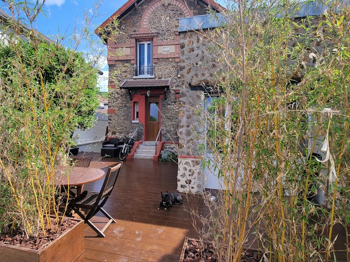 Maison De Ville Avec Grande Terrasse - Romainville