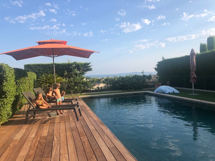 Villa Majopa Piscine/vue Mer - Cagnes-sur-Mer