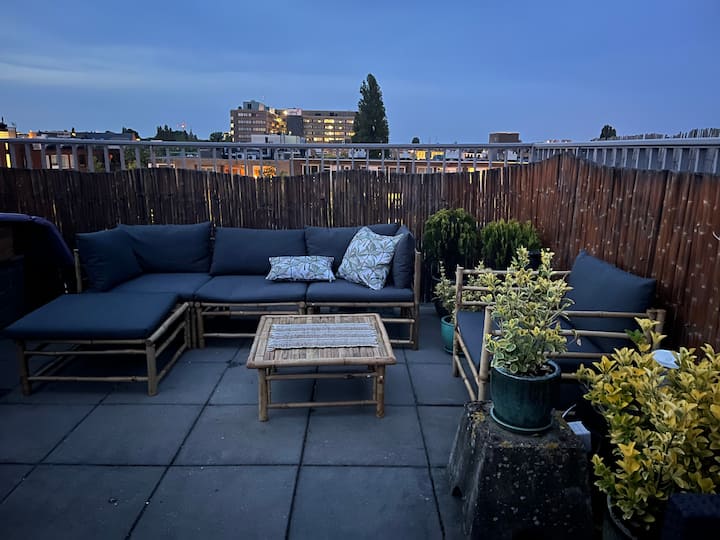 Modern Loft Apt With Rooftop Terrace Near Center - Amstelveen