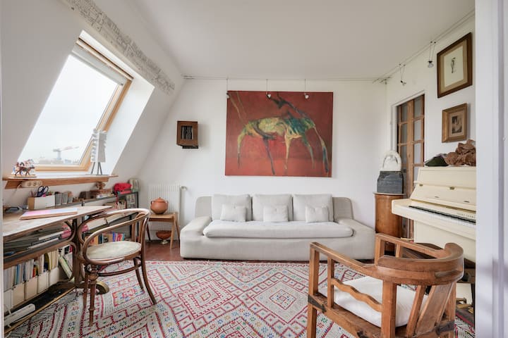 Superbe Duplex Canal St Martin, Vue Sur Tout Paris - Paris
