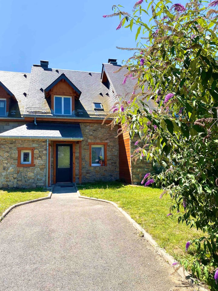Lac Vert Luchon Chalet 3ch-7p/terrasse Bbq/parking - Bagnères-de-Luchon