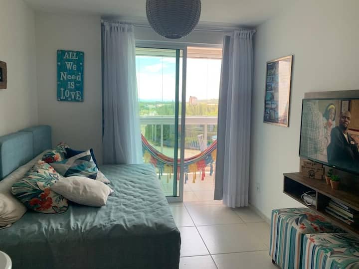 Lindo Apê 1qto/ar/wifi/varanda Gourmet/ Piscina - Arraial do Cabo