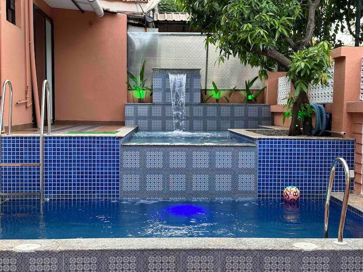 Nymph Chalet-augustahospitality-2bhk-3lvl Pool-bbq - Lonavla