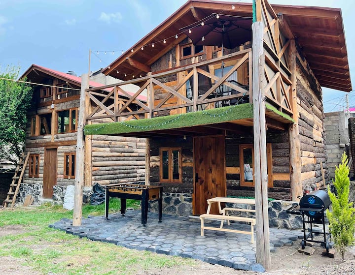 Hermosa Cabaña Completa Iktal Terraza - 